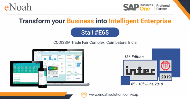 eNoah SAP Business One Partner at Intec 2019, Coimbatore