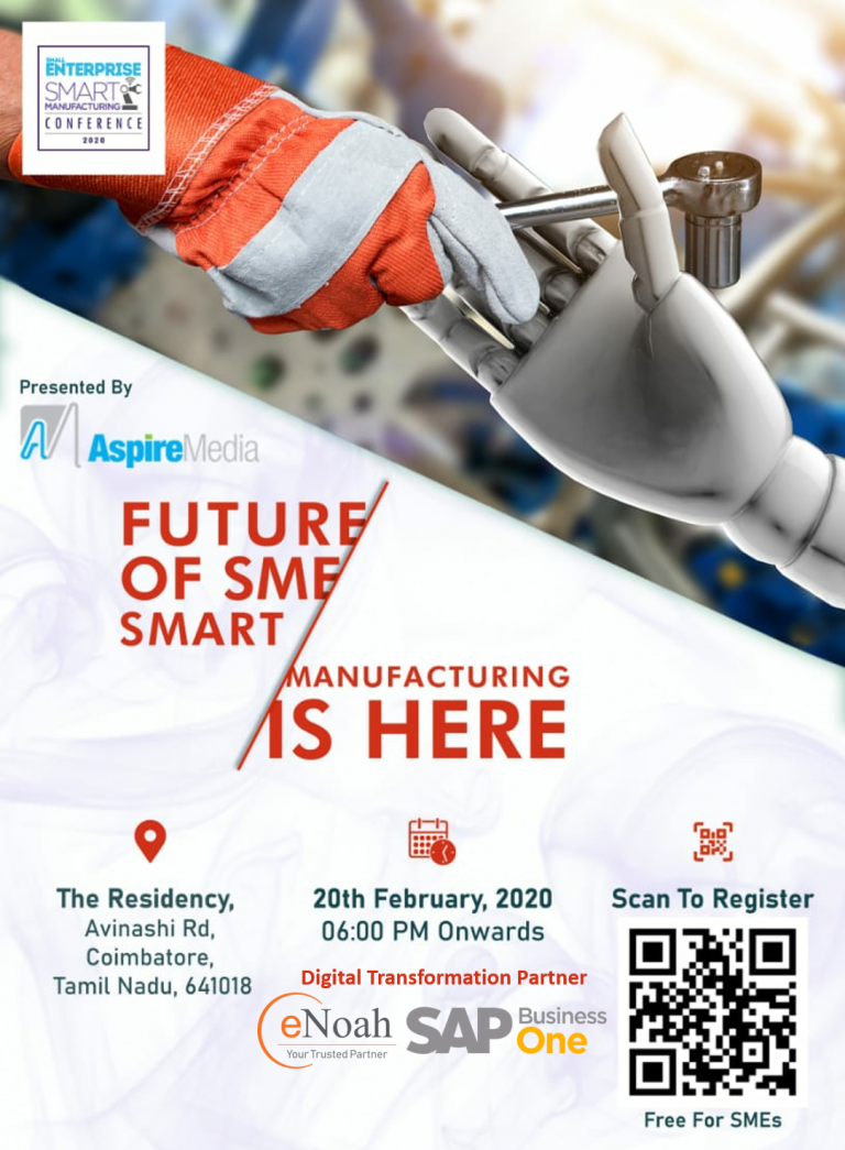 eNoah SAP Partner at SME Smart Manufacturing Summit 2020