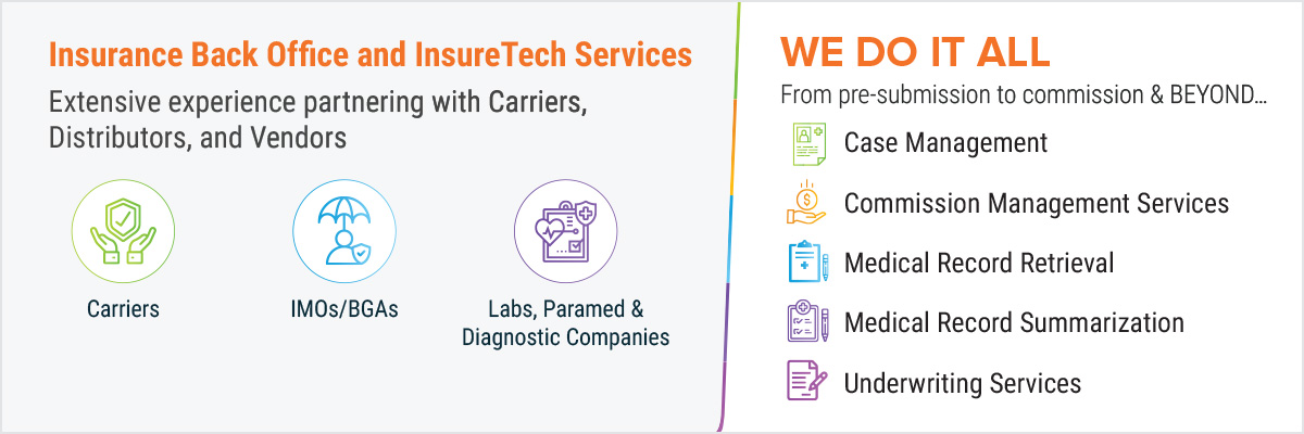 Why eNoah for Insurance Support Services? Insurance Back Office