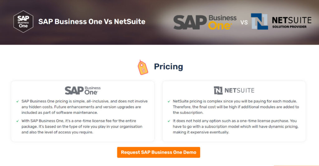 10 Things You Must Know SAP Business One vs NetSuite - SAP