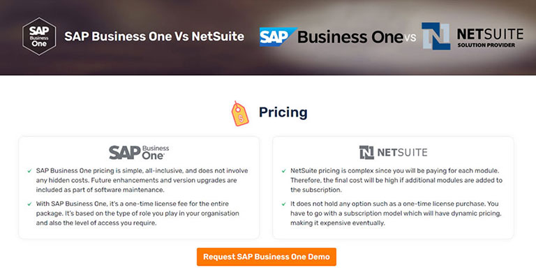 10 Things You Must Know SAP Business One vs NetSuite - SAP