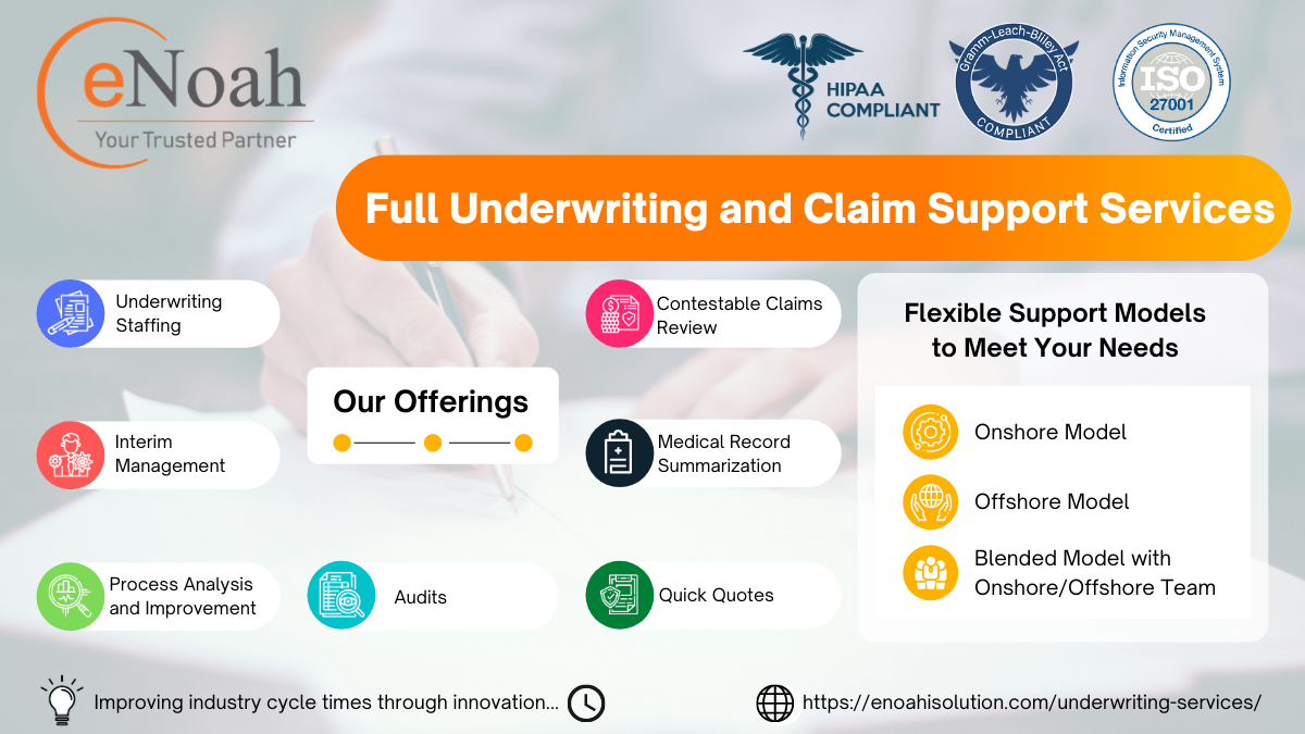 Contract Underwriting Services & Claims Underwriting - eNoah
